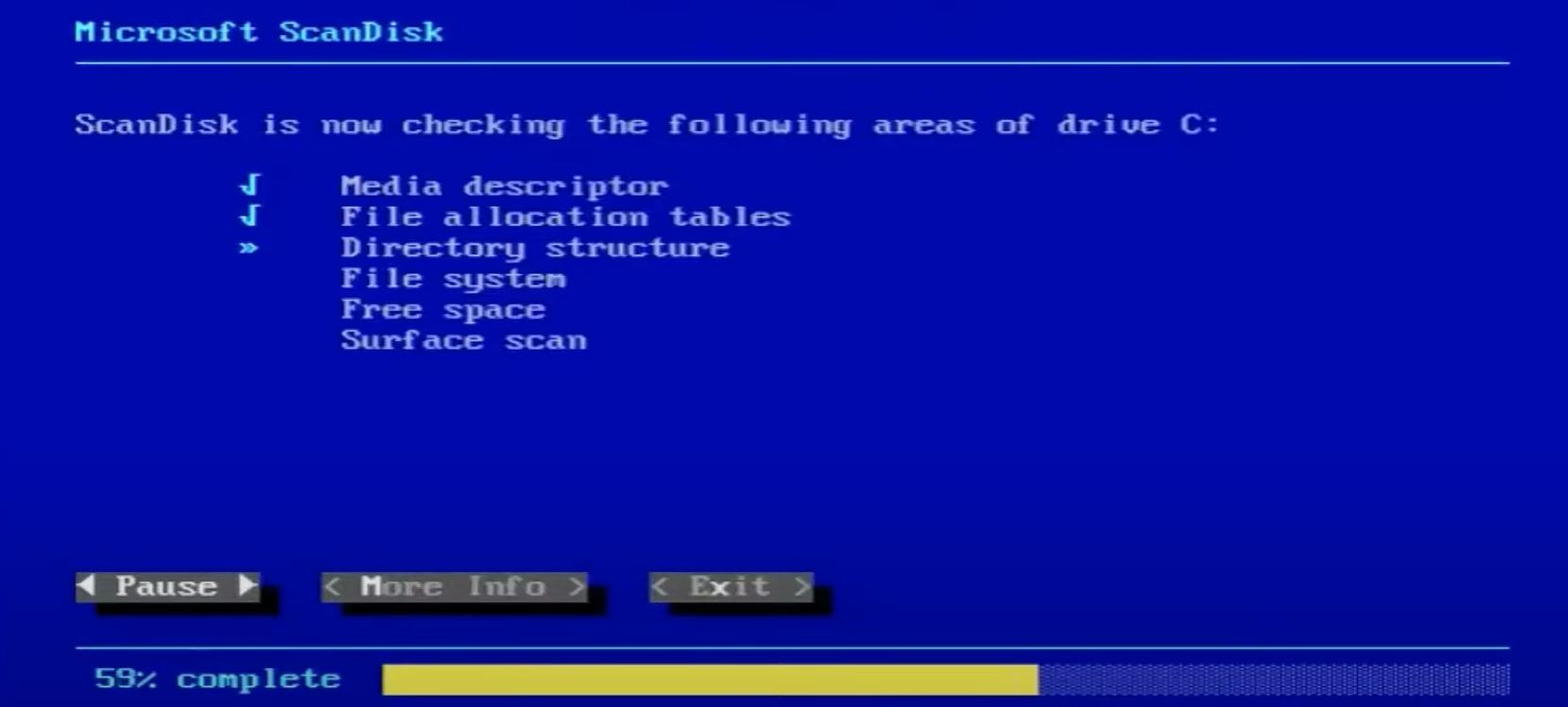 Scandisk - The Essential Disk Utility Of The 90s